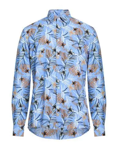 DANIELE ALESSANDRINI Shirt Size Viscose - Blue