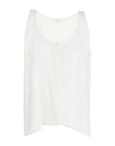 Crossley Light Cotton, Linen, And Silk Top - Grey