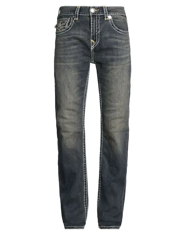 True Religion Straight Leg Cotton Elastane Jeans
