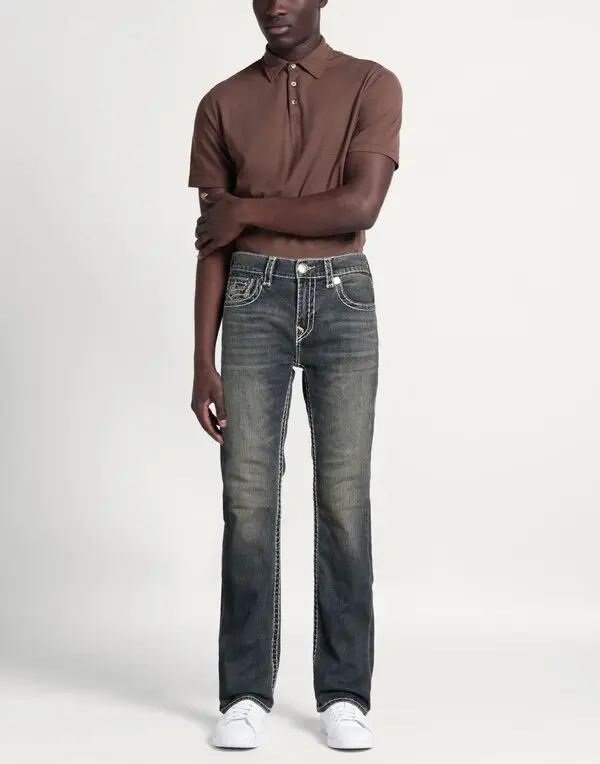 True Religion Straight Leg Cotton Elastane Jeans