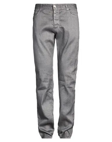 120% Lino Linen Tapered Leg Pants - Grey