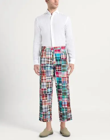 BARROW Tartan Patterned Cotton Pants