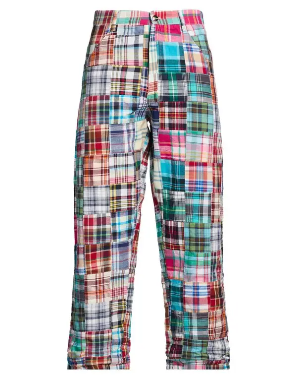 BARROW Tartan Patterned Cotton Pants
