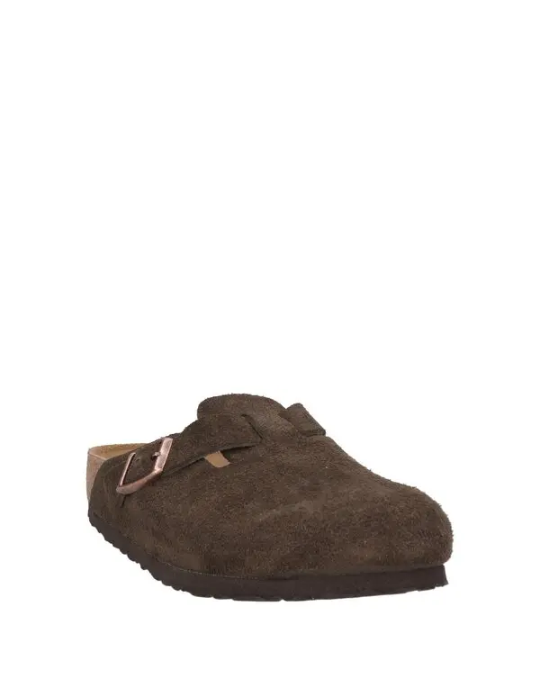 BIRKENSTOCK Dark Leather Mules & Clogs