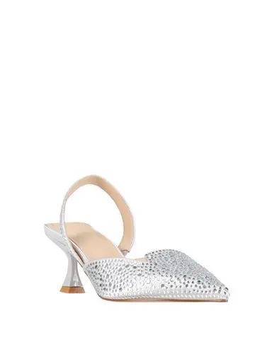 TWENTY FOUR HAITCH Satin Slingback Pumps