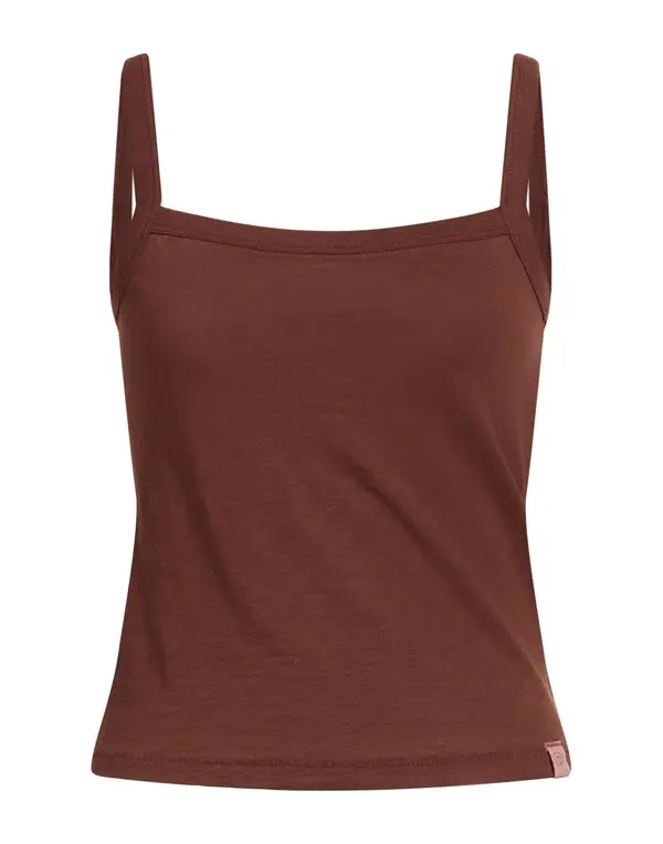 Rag & Bone Cotton Jersey Tank Top - Brown