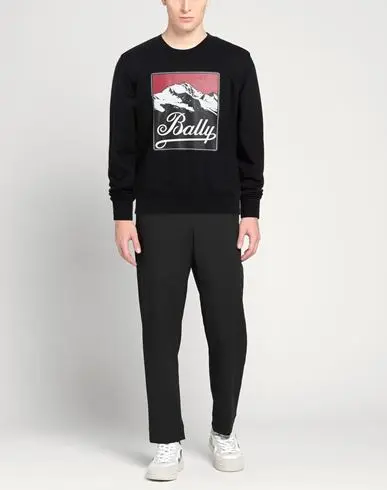 Bally Cotton And Nylon Sweatshirt With Graphic Print - Black