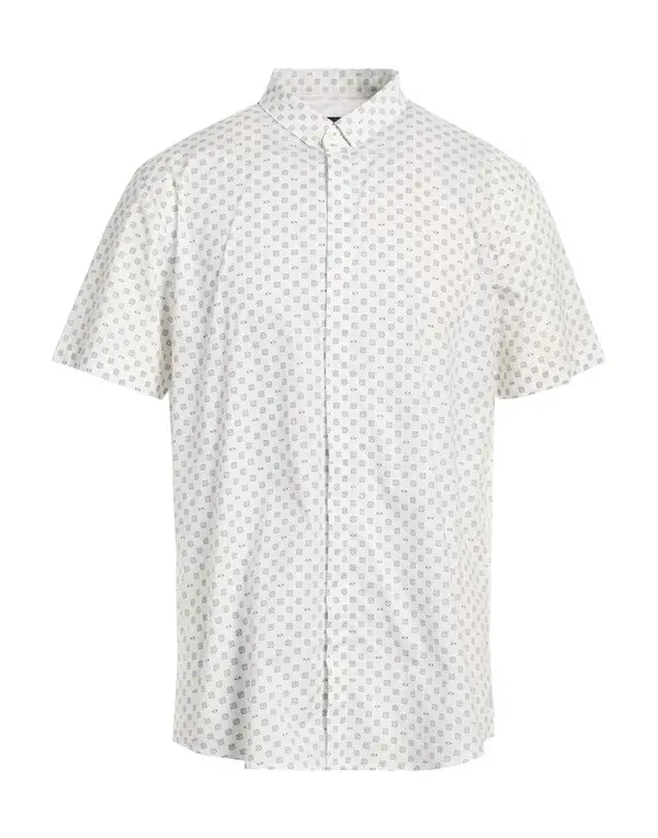 Armani Exchange Shirt Size Cotton, Elastane - White
