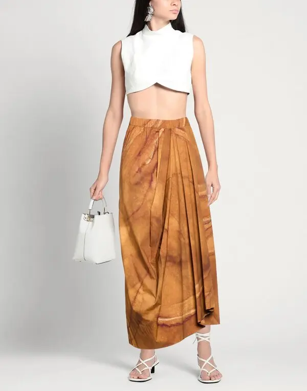 GENTRYPORTOFINO Midi Flared Skirt