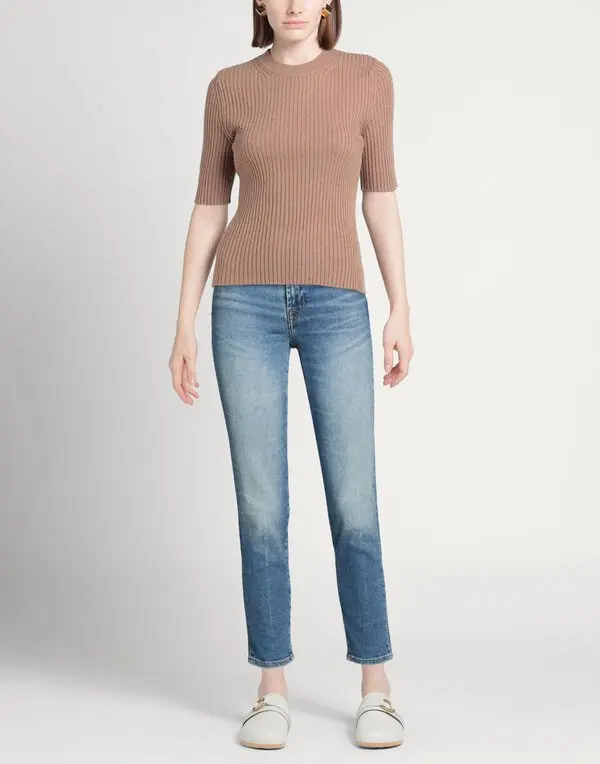 7 For All Mankind Tapered Jeans In Dark Wash Denim