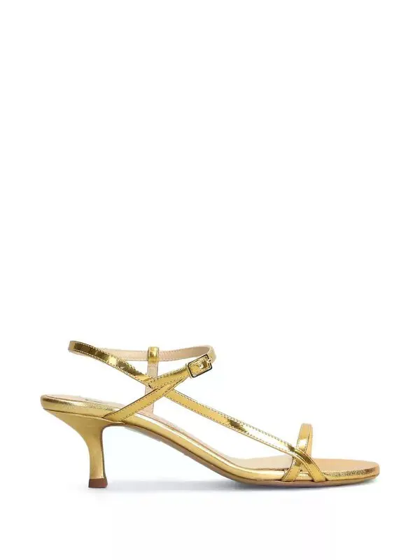 FABIO RUSCONI Metallic Strappy Sandals - Gold