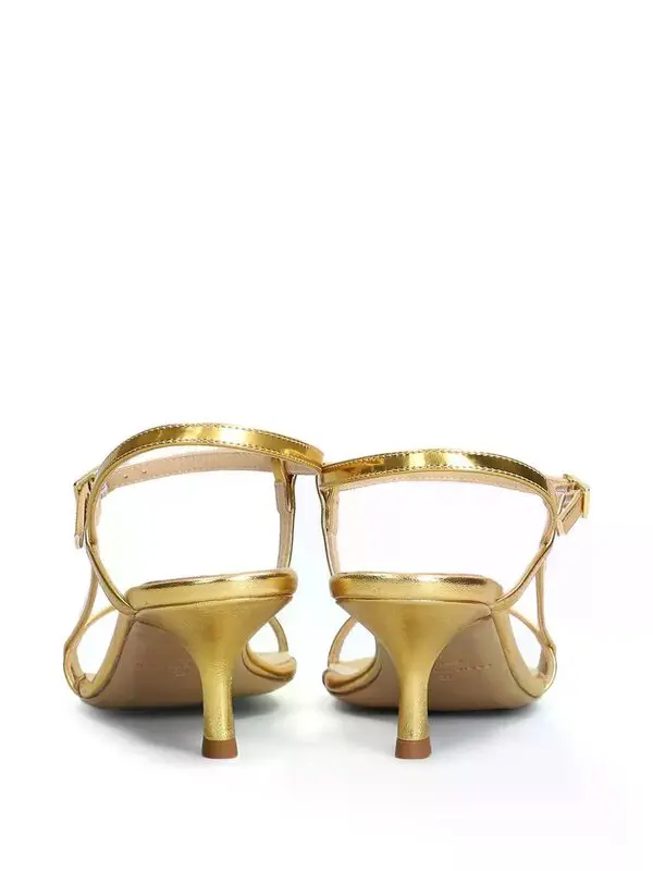 FABIO RUSCONI Metallic Strappy Sandals - Gold