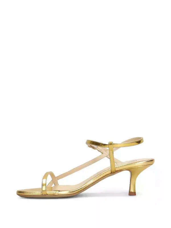 FABIO RUSCONI Metallic Strappy Sandals - Gold
