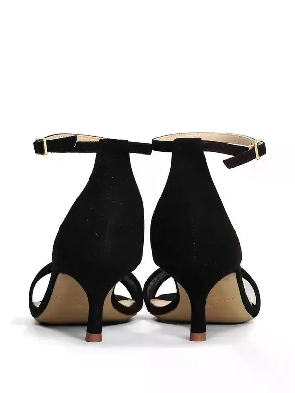 FABIO RUSCONI Polka-dot Ankle Strap Sandals