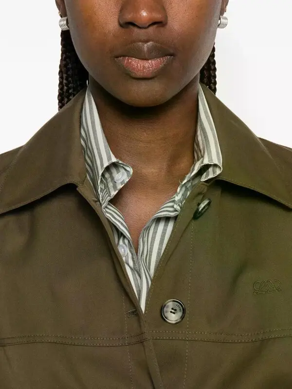 Loewe Anagram-embroidered Cropped Jacket