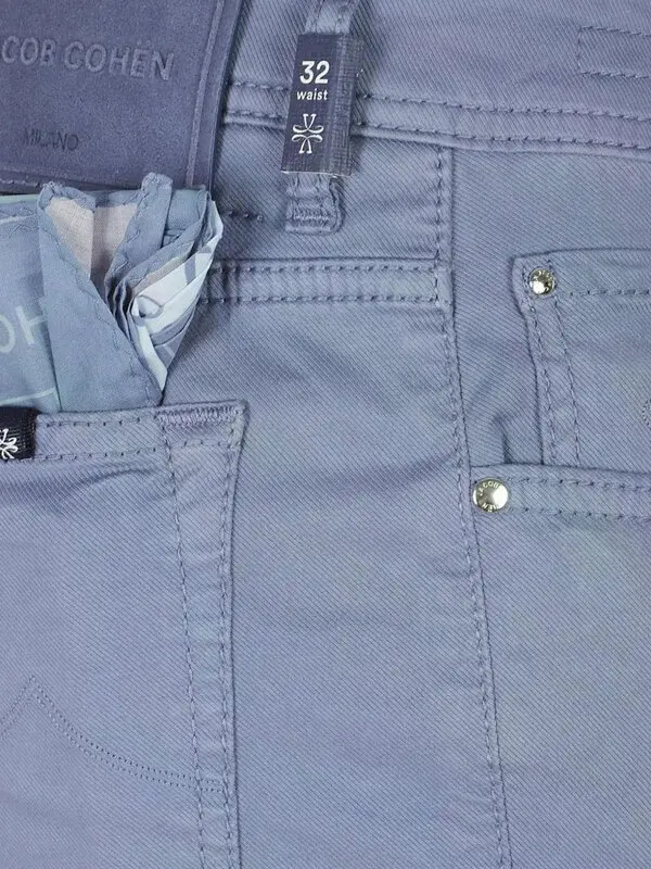 Jacob Cohen Logo-patch Skinny Trousers