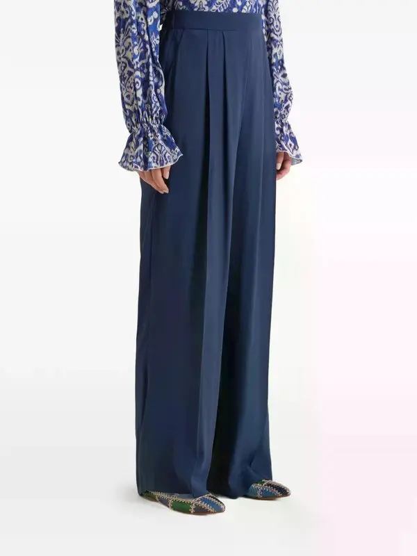 Malìparmi Pleated High-waisted Trousers