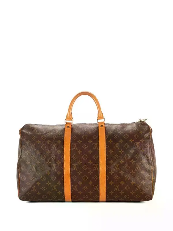 LOUIS VUITTON Keepall Monogram Holdall - Brown
