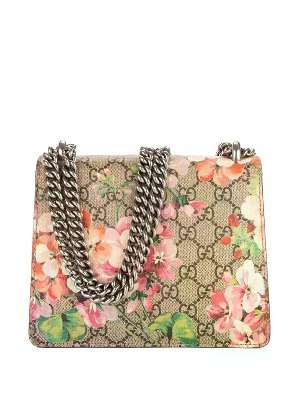 Gucci Mini Dionysus Gg Blooms Shoulder Bag - Neutrals