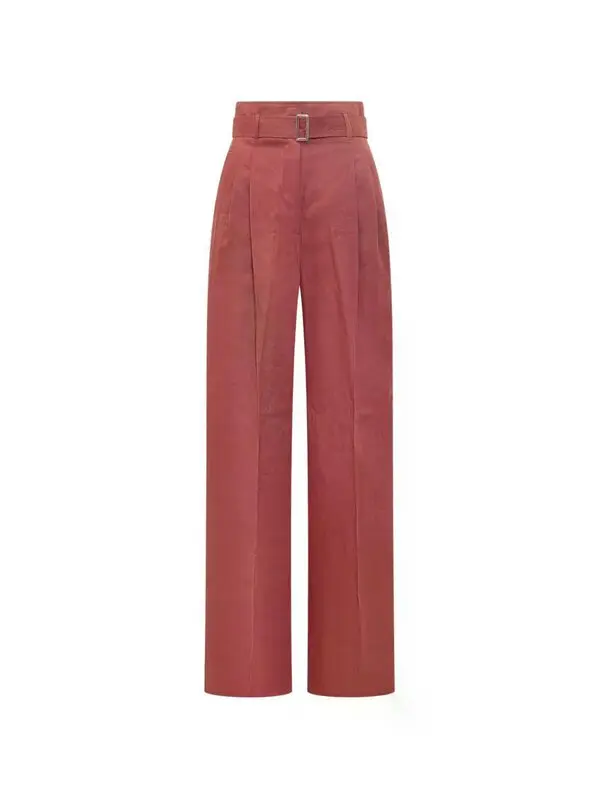 Max Mara Belted Pleated Trousers