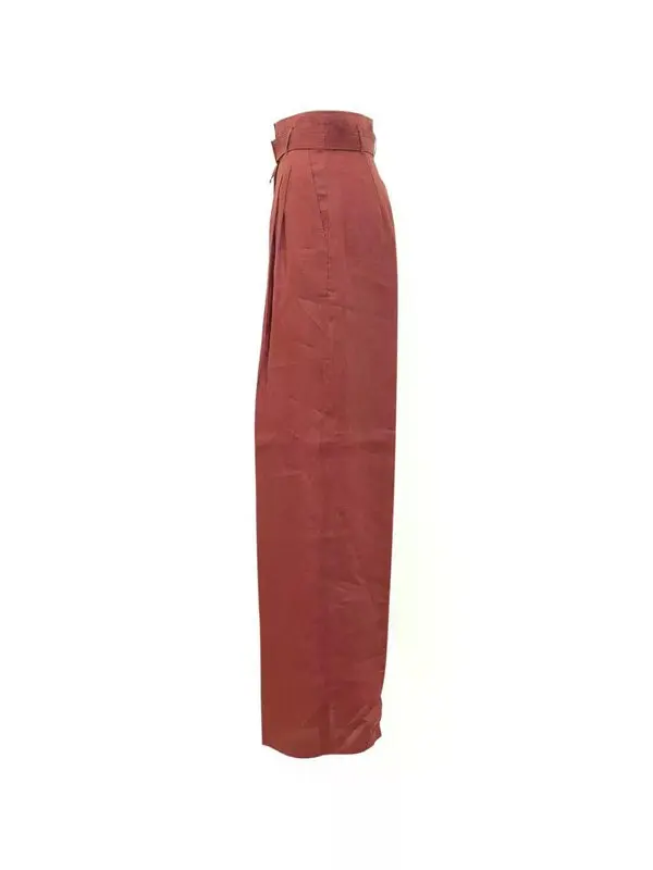 Max Mara Belted Pleated Trousers