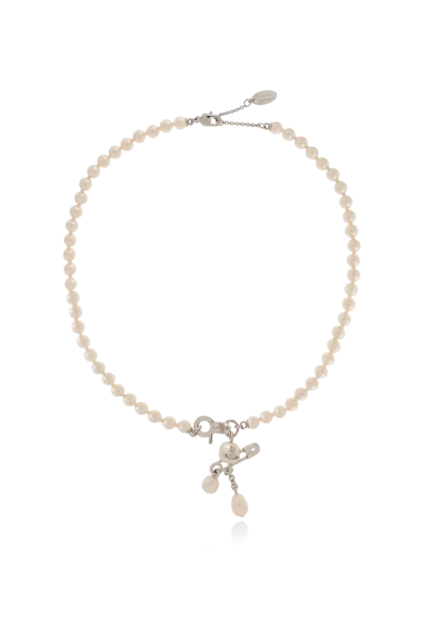 VIVIENNE WESTWOOD Short Pearl Necklace - Cream