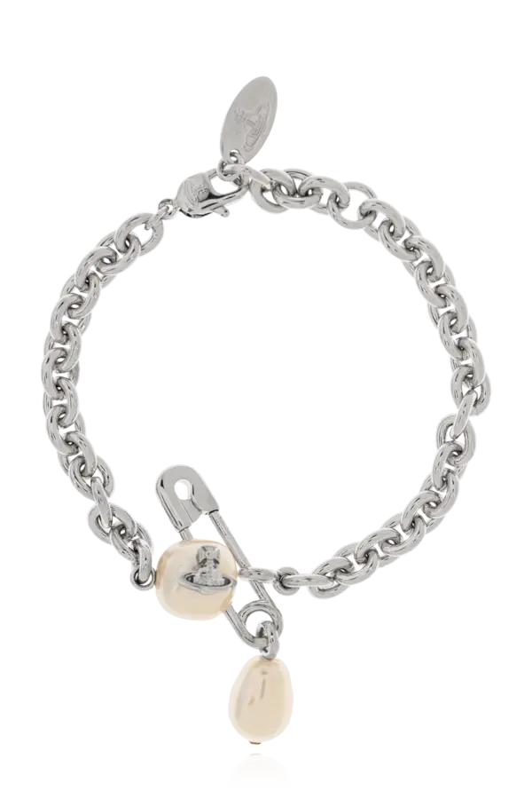 VIVIENNE WESTWOOD Brass Chain Bracelet - Silver