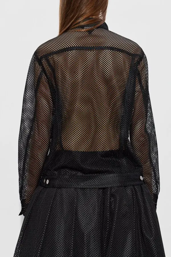 Comme Des Garçons Transparent Shirt With Pockets