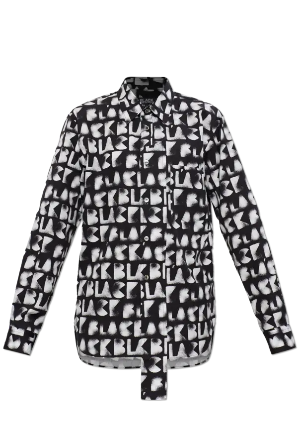 Comme Des Garçons Monogram Shirt - Black