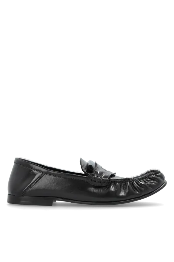 Marni Leather Loafers - Black