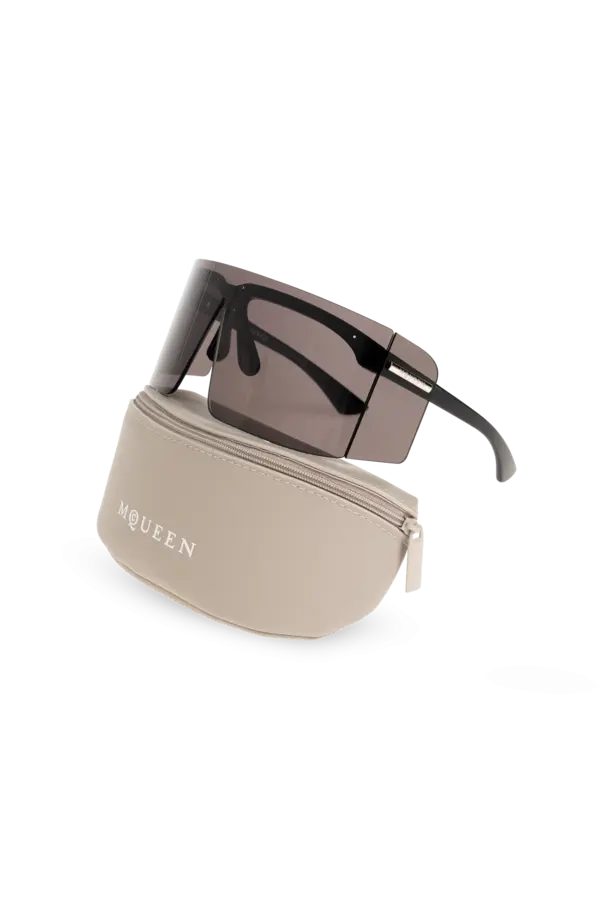 Alexander McQueen Shield Sunglasses - Black