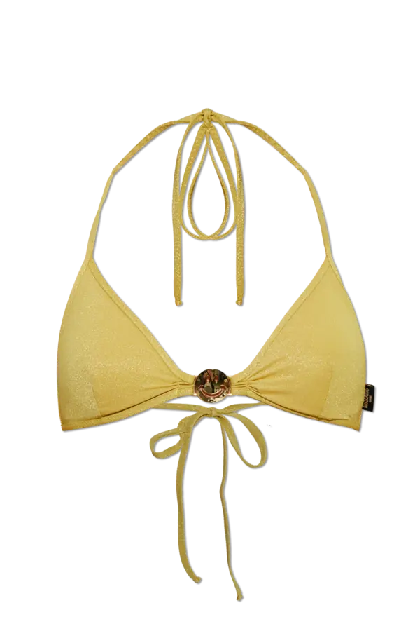 Moschino X Smiley Triangle Bikini - Gold