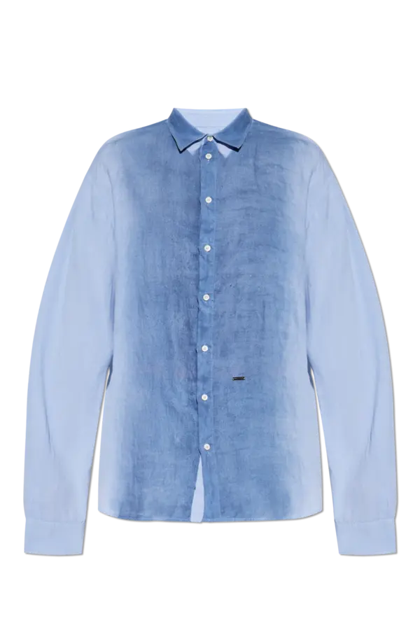 Dsquared2 Linen Shirt - Blue