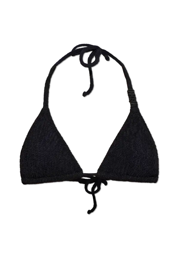 Moschino Triangle Bikini Top - Black