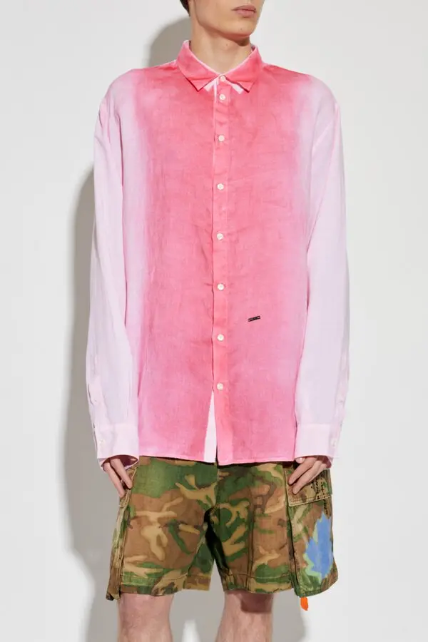 Dsquared2 Linen Shirt - Pink