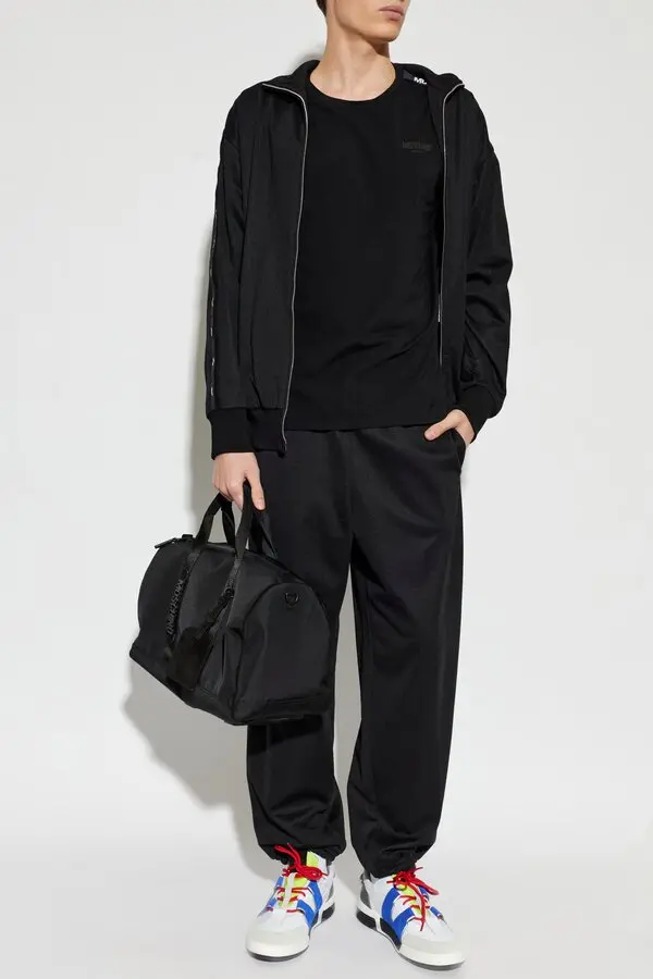 Moschino 2-pack Of T-shirts From The 'active' Line - Black