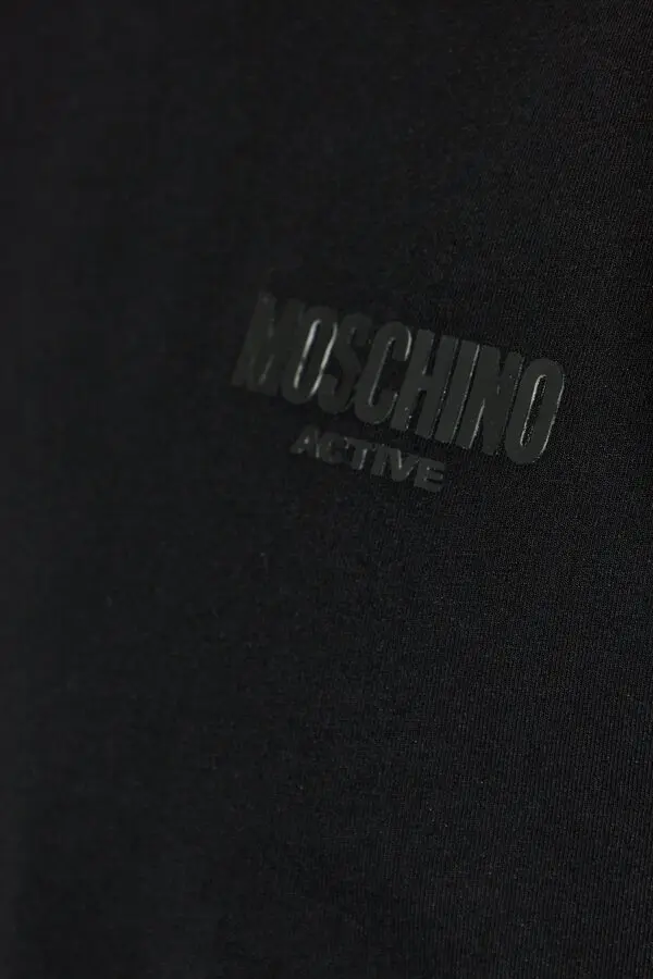 Moschino 2-pack Of T-shirts From The 'active' Line - Black