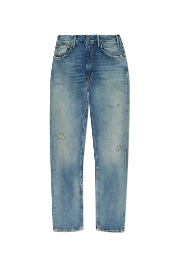 Acne Studios Vintage-effect Regular Fit Jeans - Blue