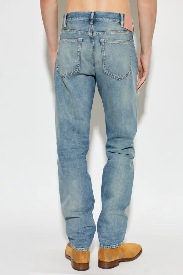Acne Studios Vintage-effect Regular Fit Jeans - Blue