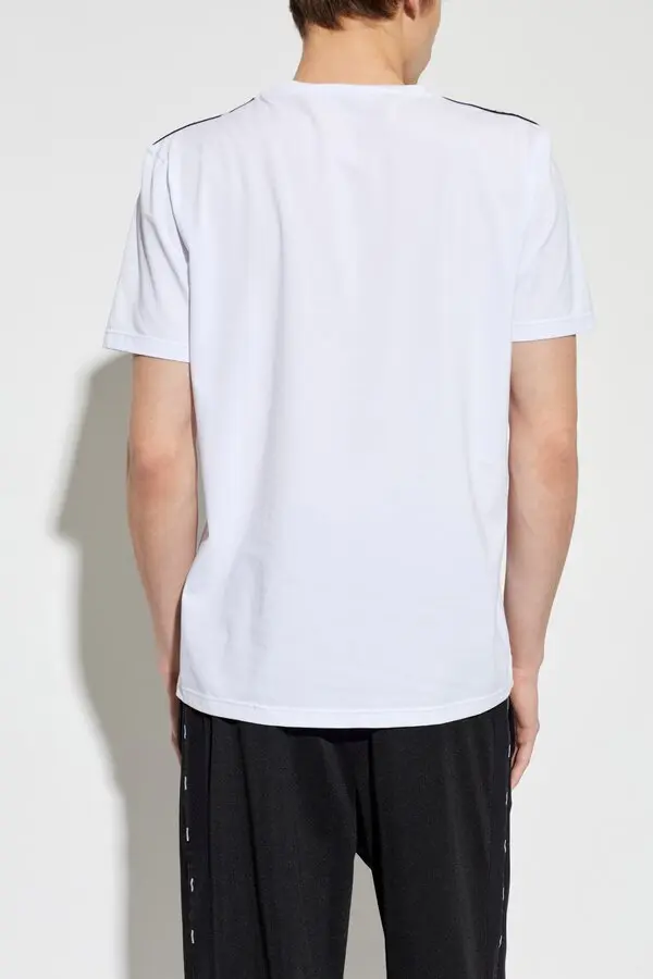 Moschino 2-pack Of T-shirts From The 'active' Line - White