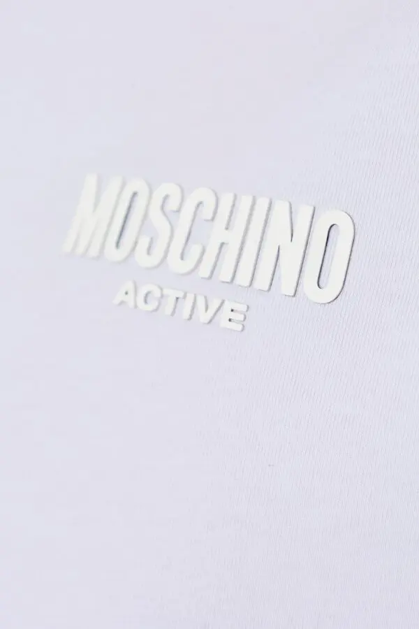 Moschino 2-pack Of T-shirts From The 'active' Line - White