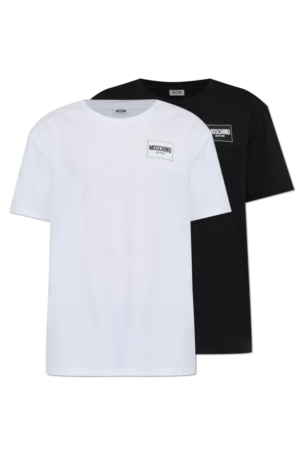 Moschino 2-pack Of T-shirts From The `active` Line