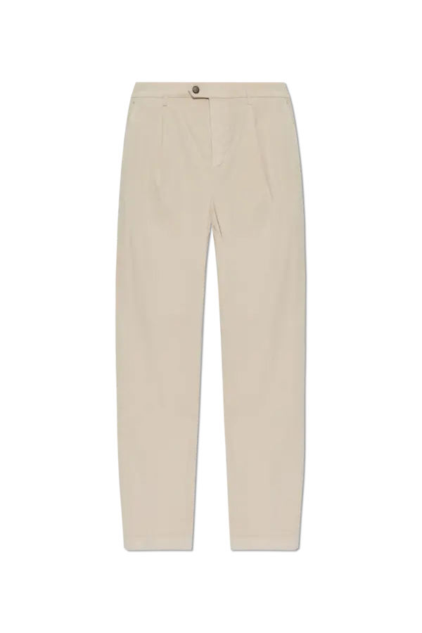Eleventy Tapered Leg Trousers - Beige