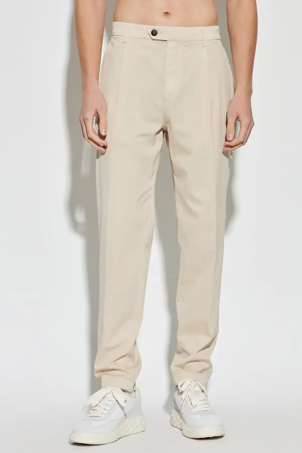 Eleventy Tapered Leg Trousers - Beige