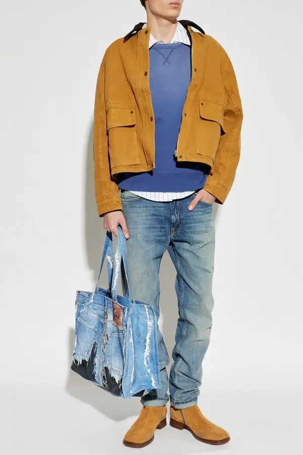 Acne Studios Printed Crewneck Sweatshirt - Blue