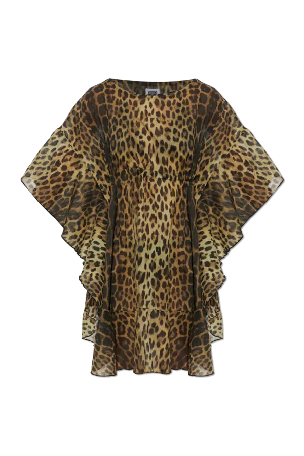 Moschino Beach Dress With Animal Print