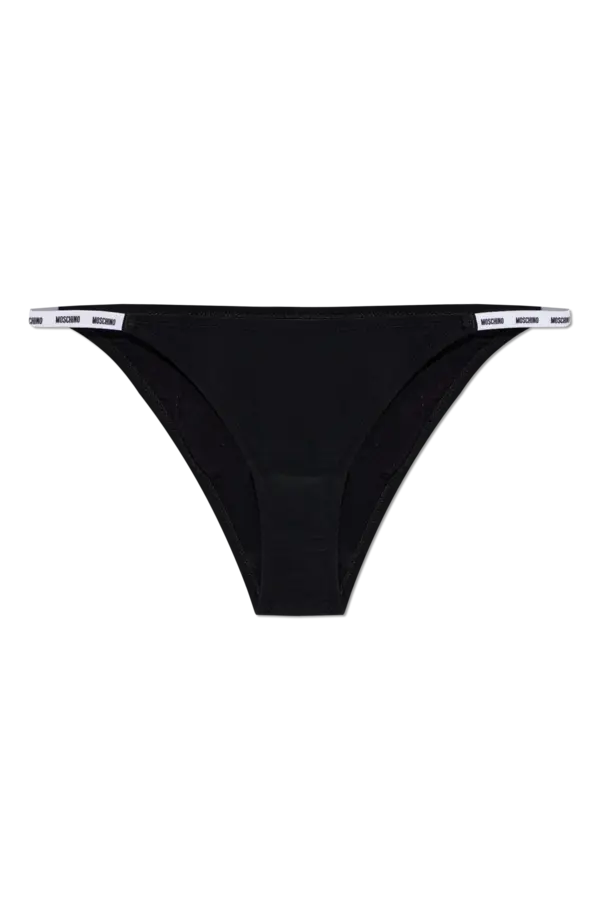 Moschino Bikini Bottom - Black