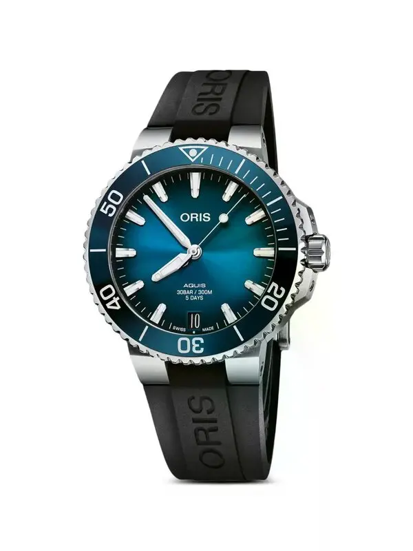 ORIS Aquis 42mm Watch - Blue