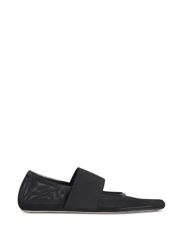 Maison Kitsuné Mesh Logo Ballet Flats