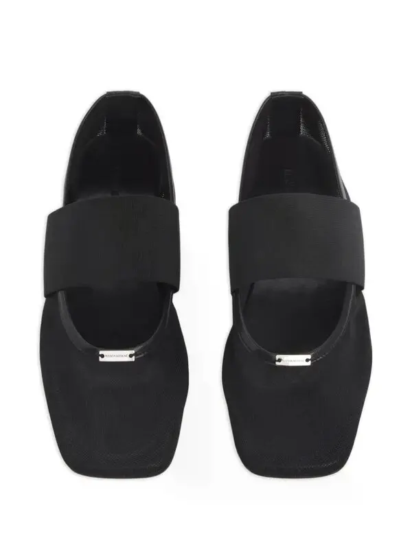 Maison Kitsuné Mesh Logo Ballet Flats